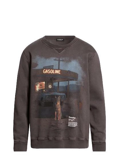 DONDUP Sweatshirt With Graphic Print - Grey