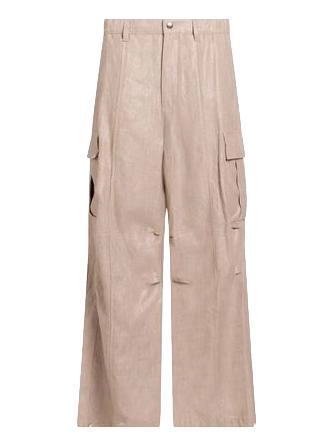 DEPARTMENT 5 Wide-leg Linen Cargo Pants - Beige