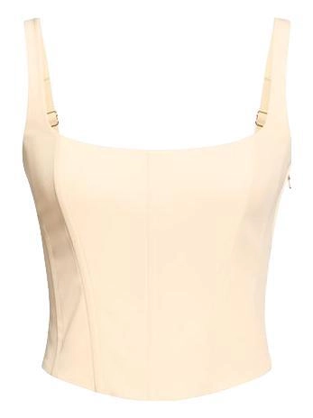 Patrizia Pepe Top Apricot Size Polyester, Elastane - Orange