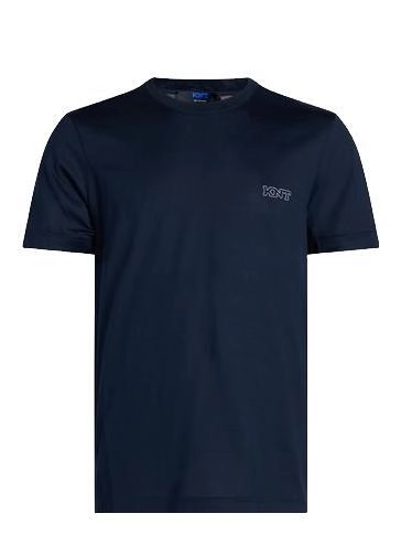 Kiton T-shirt Midnight Size Cotton - Blue