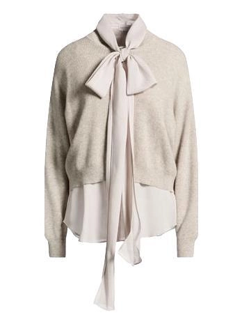 Brunello Cucinelli Twin Set Light Cashmere - Grey