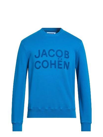 JACOB COHЁN Sweatshirt Size Cotton, Polyamide - Blue