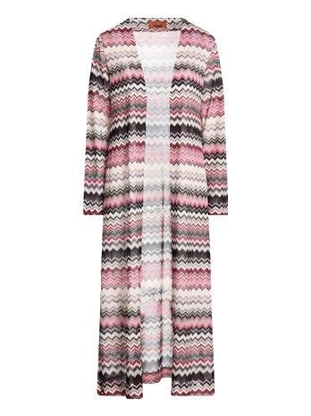 Missoni Viscose Blend Long Sleeve Cardigan - Pink