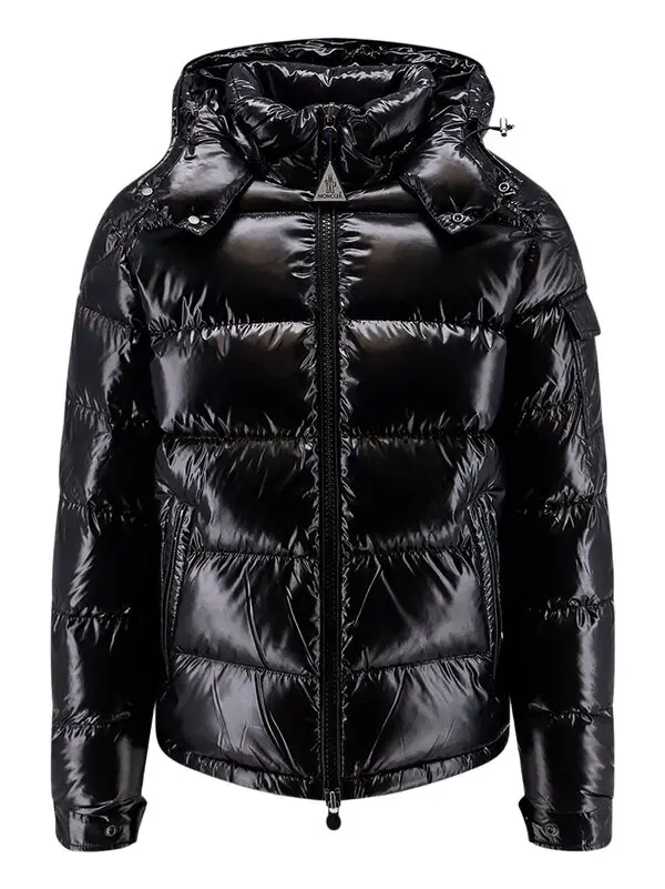 Moncler Maya Recycled Material Down Jacket - Black