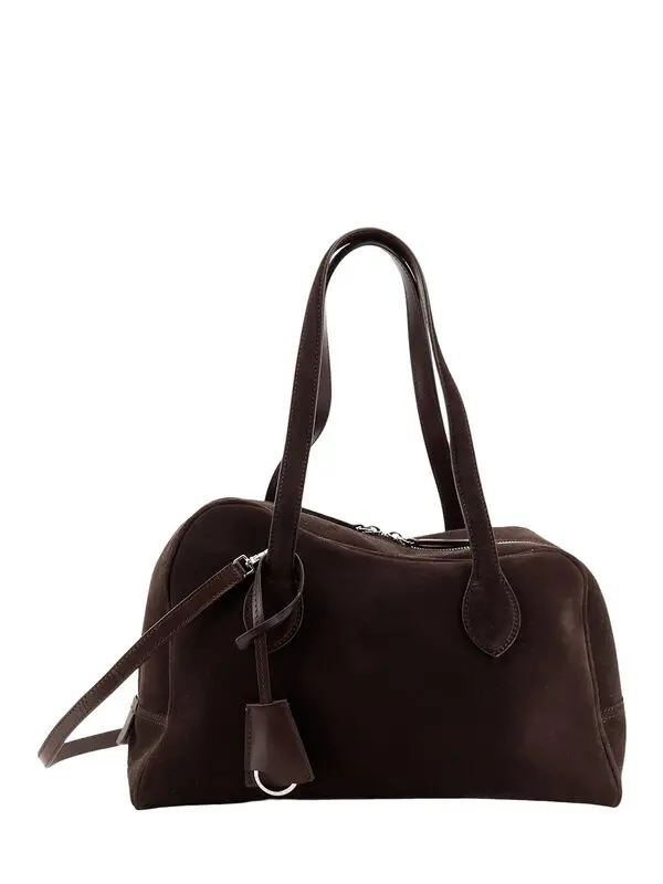 ATP ATELIER Noale Suede Handbag - Brown