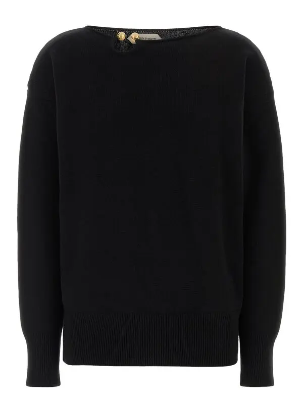 Alberta Ferretti Wool Blend Sweater - Black