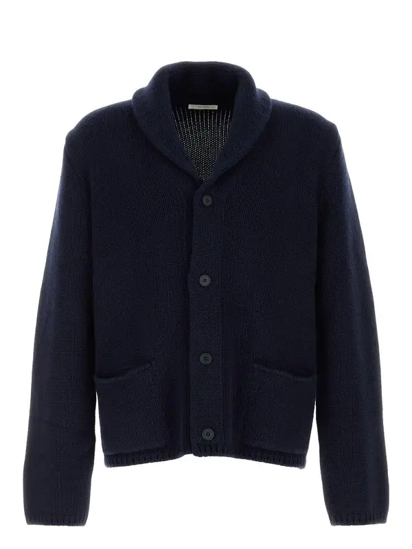 THE ROW Shawl Collar Cardigan - Blue