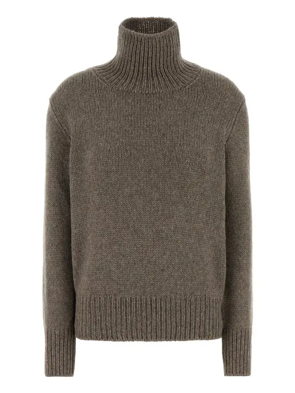 THE ROW Dove Cashmere Blend Sweater - Grey