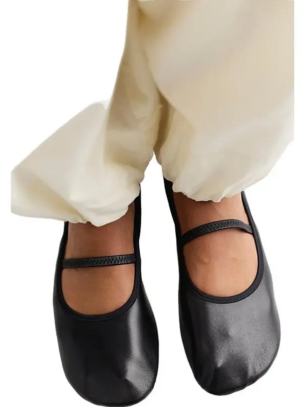 ALOHAS Naira Mary Jane Ballet Flats - Black