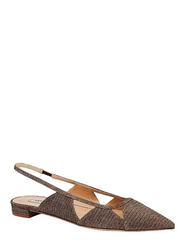 ARTEANA Savona Flat Slingback Glitter - Camel