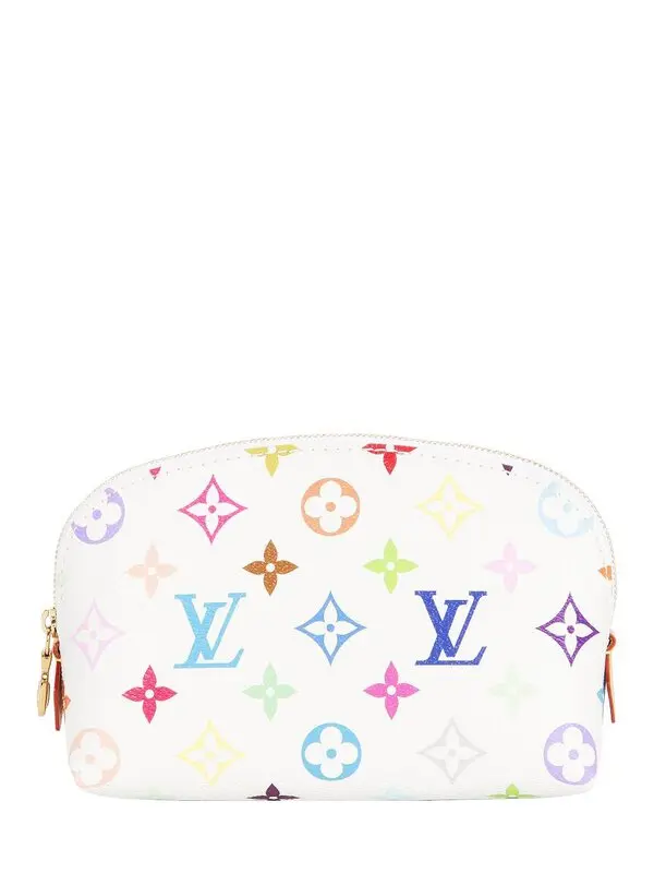 LOUIS VUITTON X Takashi Murakami Monogram Cosmetic Pm Pouch - White