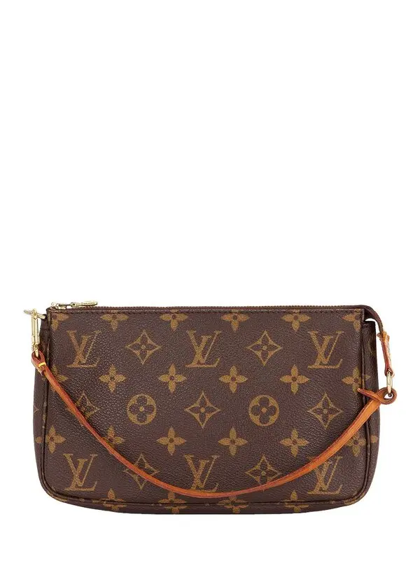 LOUIS VUITTON Monogram Pochette Accessories Shoulder Bag - Brown