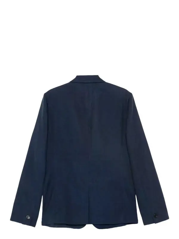 Paul Smith Single-breasted Patch-pocket Blazer - Blue