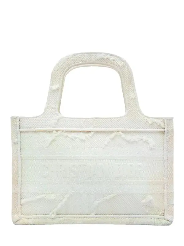 Dior Mini Book Tote Bag - White
