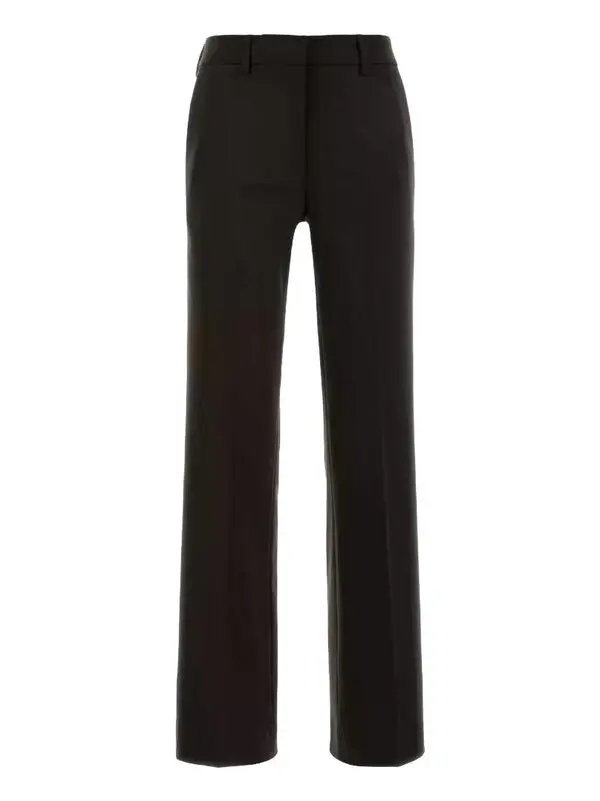 PT TORINO Jodie Pressed-crease Trousers - Black