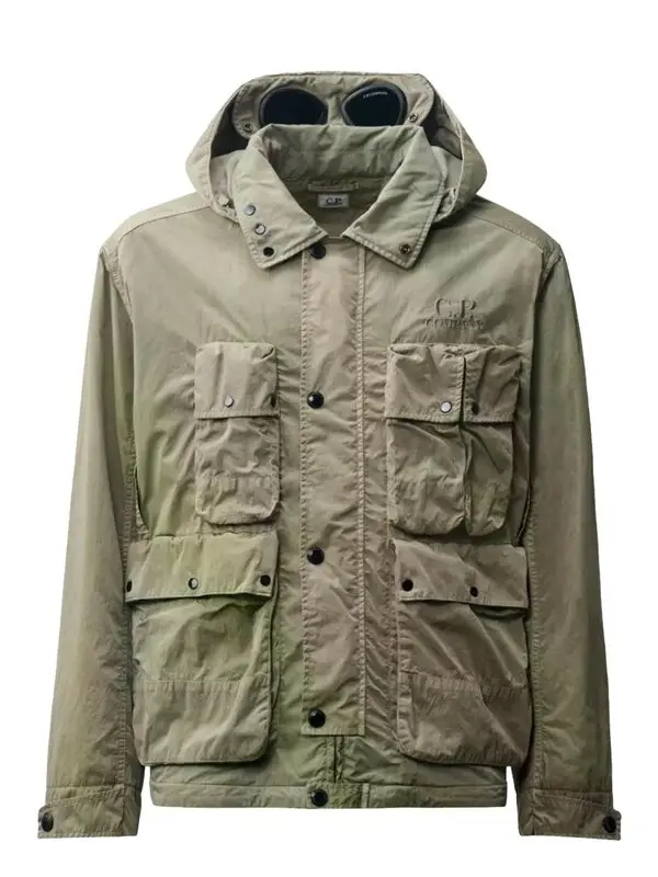 C.P. COMPANY Multi-pocket Goggle Jacket - Green