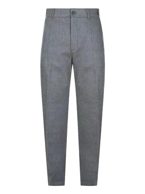 Eleventy Tailored Trousers With Pressed Crease - Grey