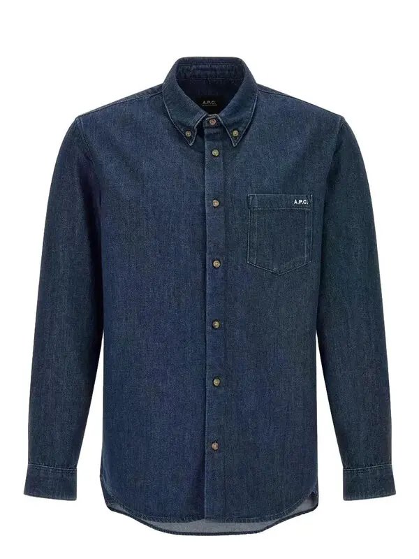 A.p.c. New Greg Shirt - Blue
