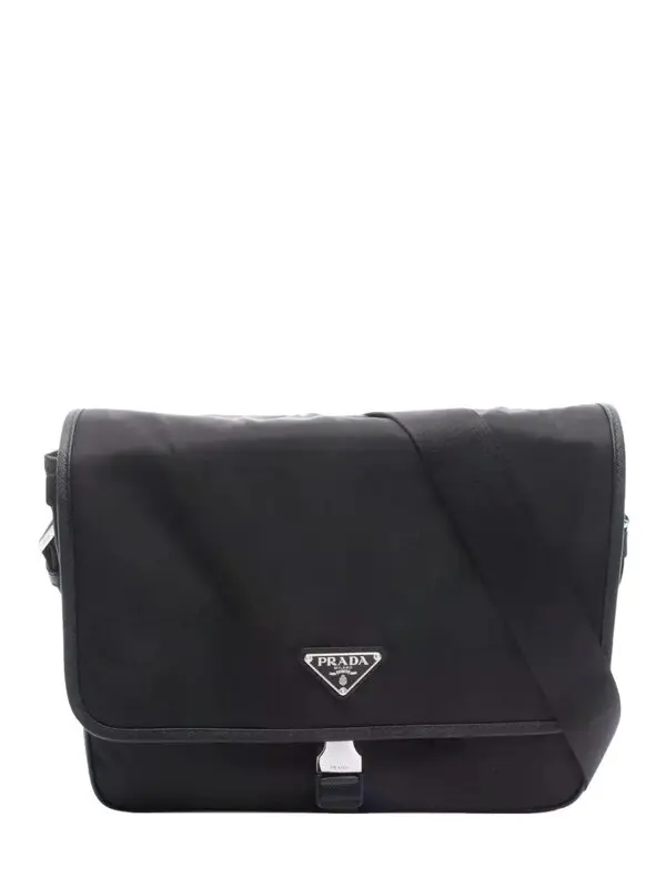 Prada Re-nylon Messenger Bag - Black