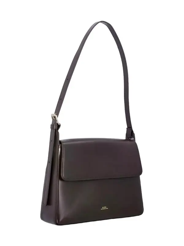 A.p.c. Virginie Flap Bag - Brown