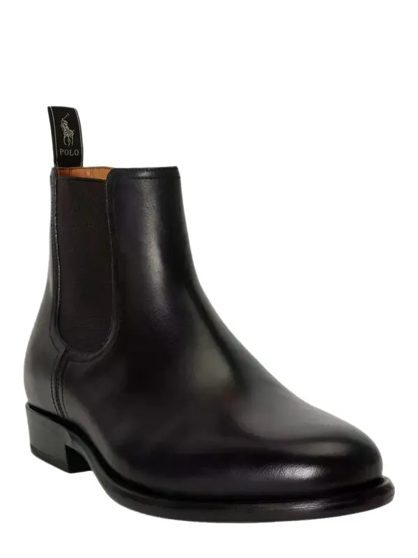 Polo Ralph Lauren Owen Leather Chelsea Boots - Black