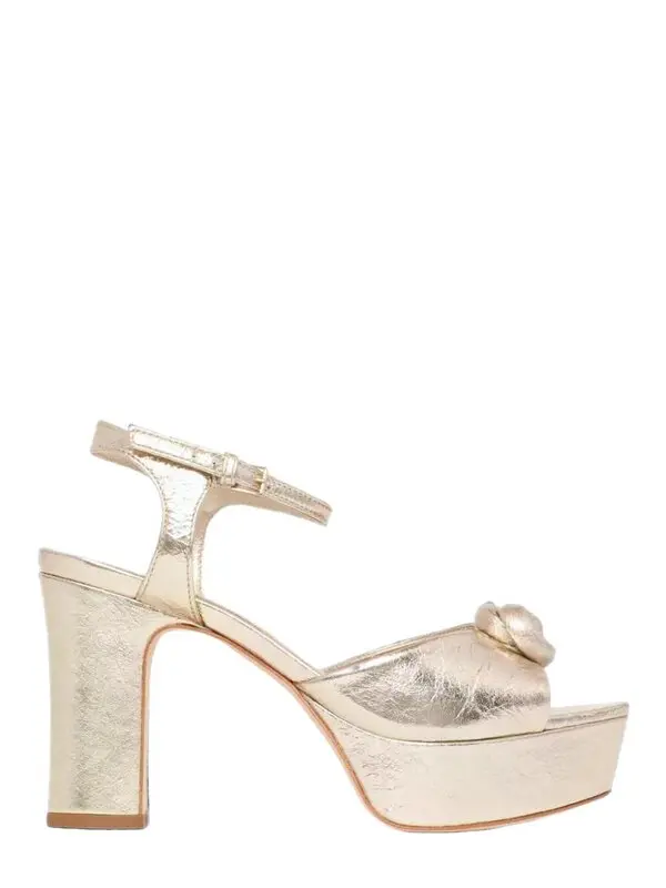 Cinq À Sept Arianna Knotted Platform Sandals - Gold