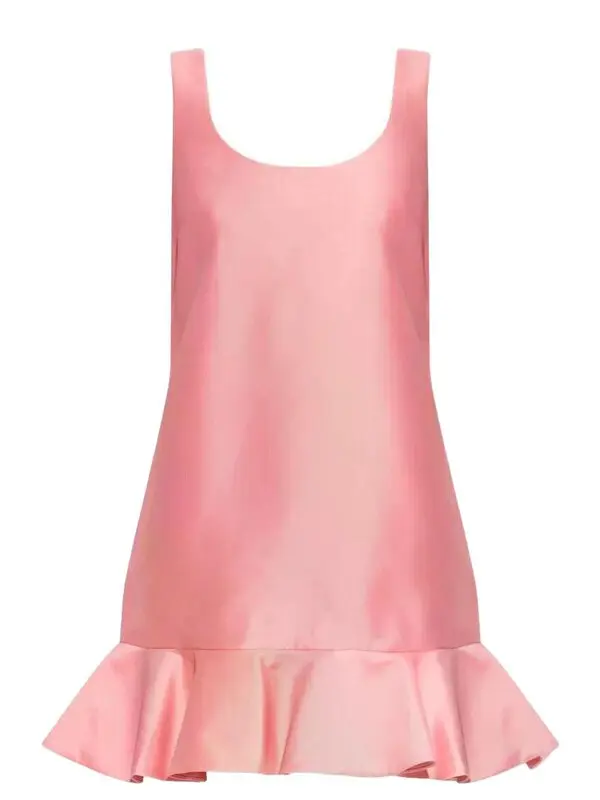 SELF-PORTRAIT Taffeta Mini Dress - Pink