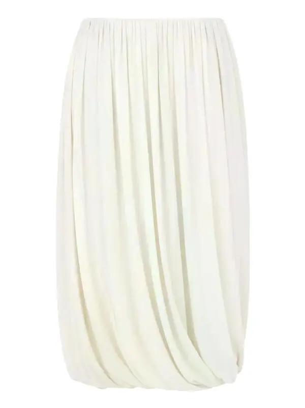 Cinq À Sept Calden Bubble-hem Midi Skirt - Neutrals