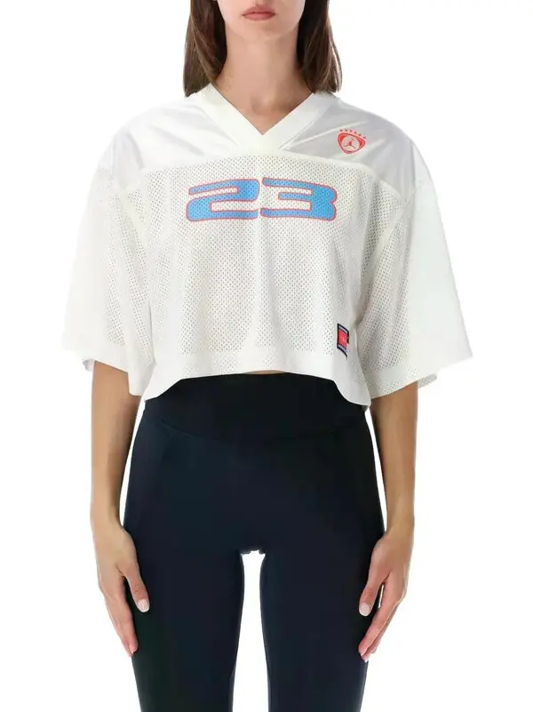 JORDAN Brooklyn Cropped T-shirt - White