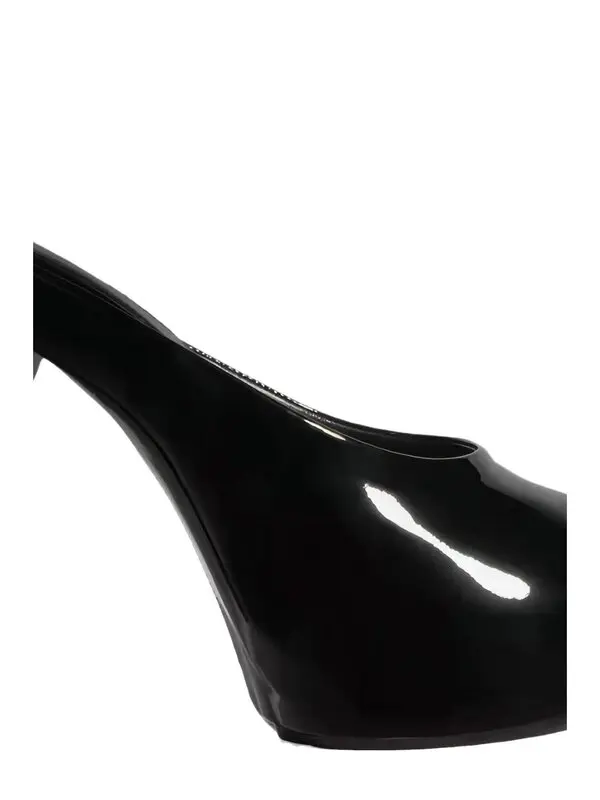 Gucci Interlocking G Platform Stiletto Sandals - Black