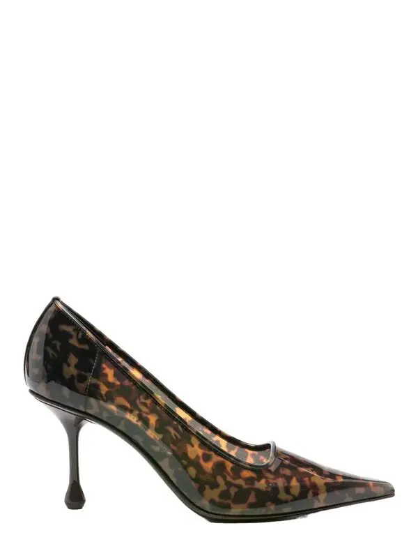 JIMMY CHOO Ixia Tortoise-pattern Pumps - Brown