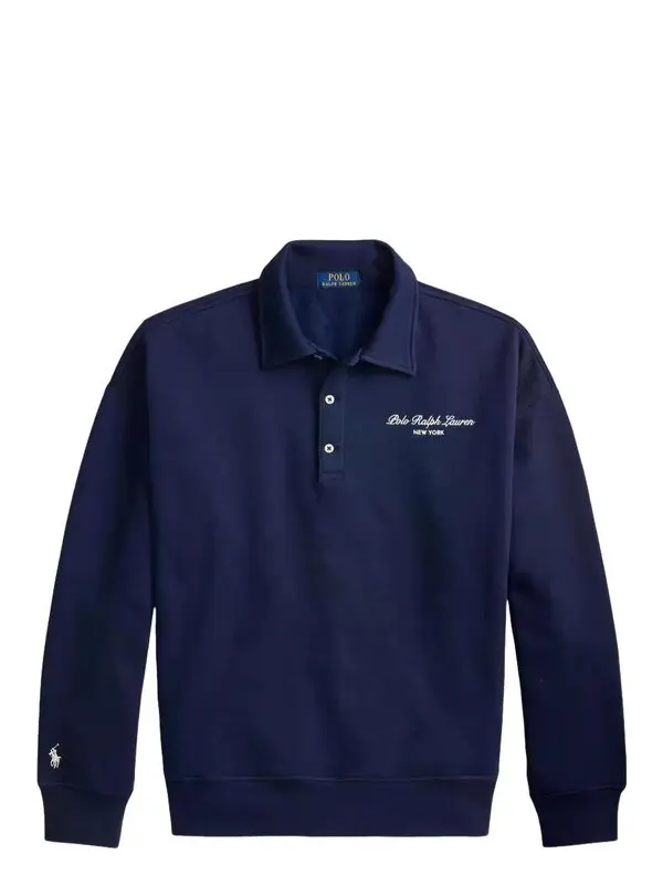 Polo Ralph Lauren Logo-embroidered Polo-collar Polo Shirt - Blue