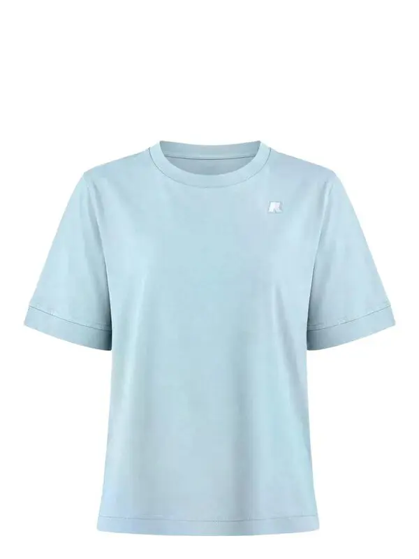 K-WAY Selune Logo-patch Boxy-fit T-shirt - Blue