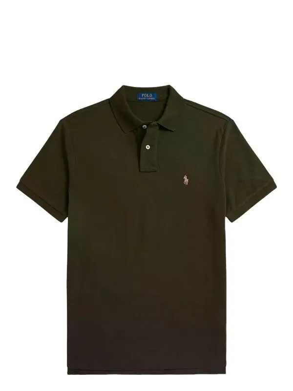 Polo Ralph Lauren Logo-embroidered Piqué Polo Shirt - Green