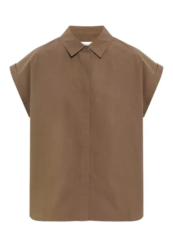 Matteau Sleeveless Relaxed-fit Shirt - Brown