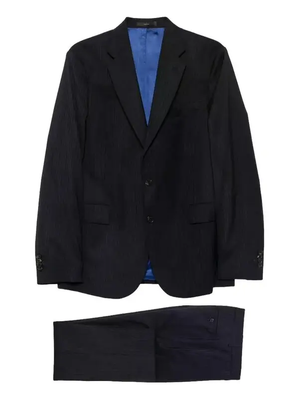 Paul Smith Pinstripe-pattern Single-breasted Suit - Black