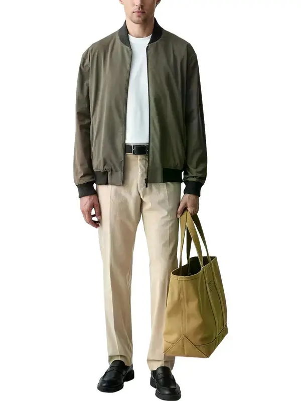 Karl Lagerfeld Corduroy Pressed-crease Trousers - Neutrals