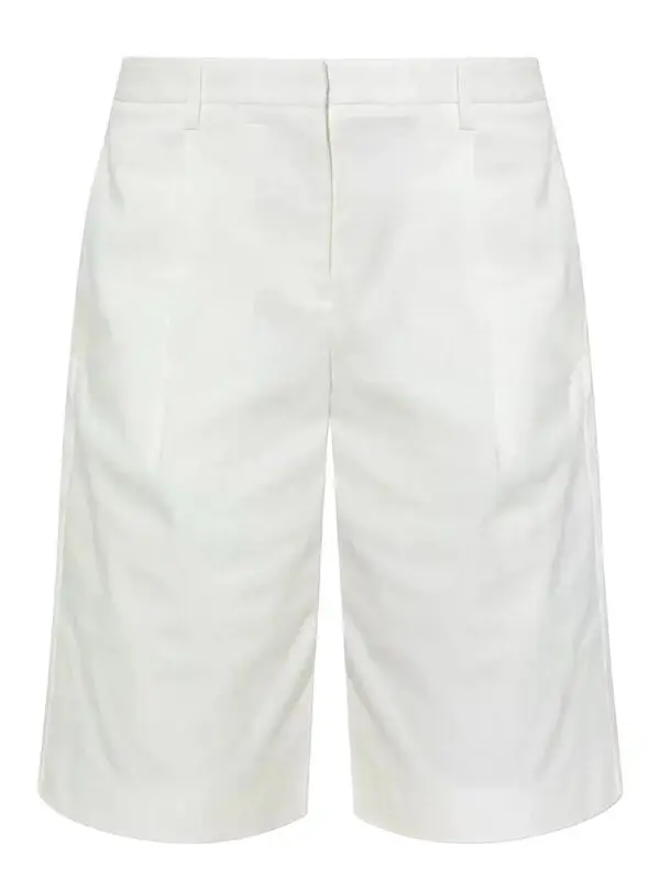 Matteau Pleated Cotton Chino Shorts - Neutrals