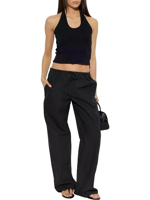 Matteau Halterneck Tie-fastening Top - Black