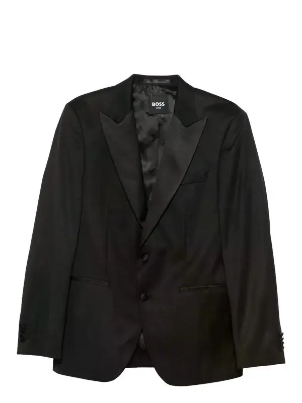 BOSS Satin-lapel Dinner Jacket - Black