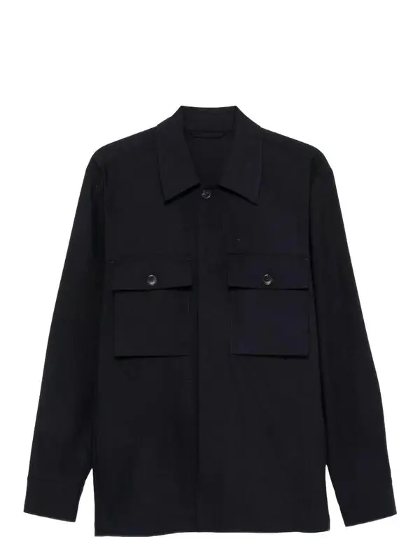 Paul Smith Button-up Overshirt - Blue
