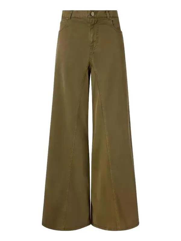 Pinko Winona Wide-leg Jeans - Green