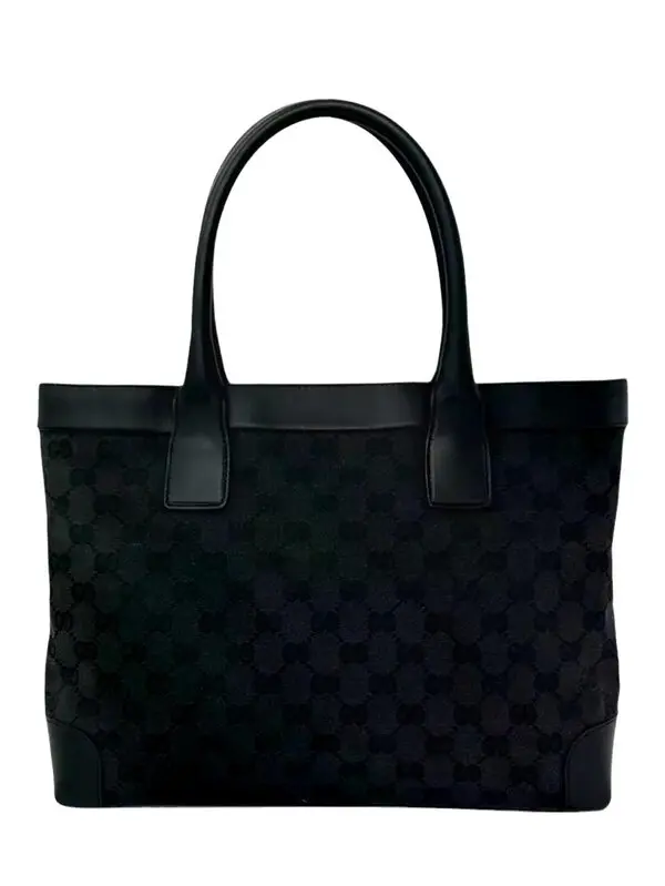 Gucci 2016-2026 Gg Canvas Tote Bag - Black