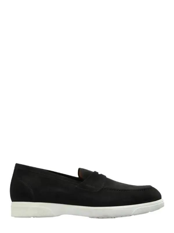 Kiton Suede Loafers - Black