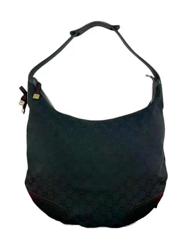 Gucci 2000-2015 Large Gg Canvas Princy Hobo Bag - Blue