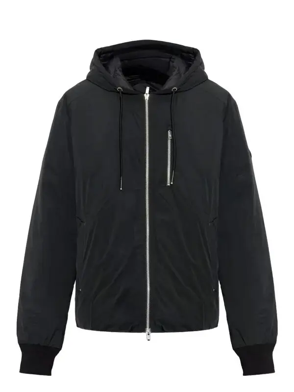 Moose Knuckles Padded Hooded Jacket - Black