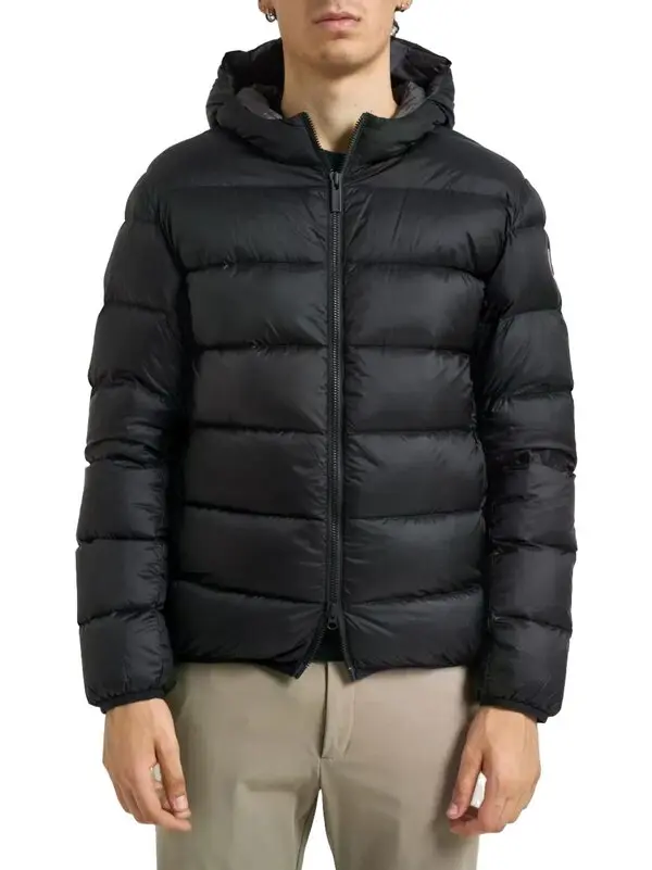 COLMAR Quilted Hooded Jacket - Black