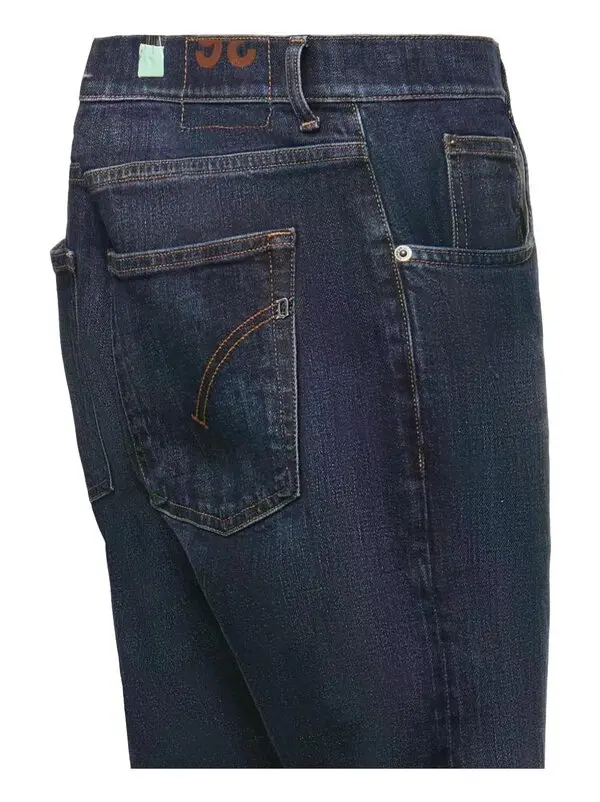 DONDUP Faded Whiskered Jeans - Blue