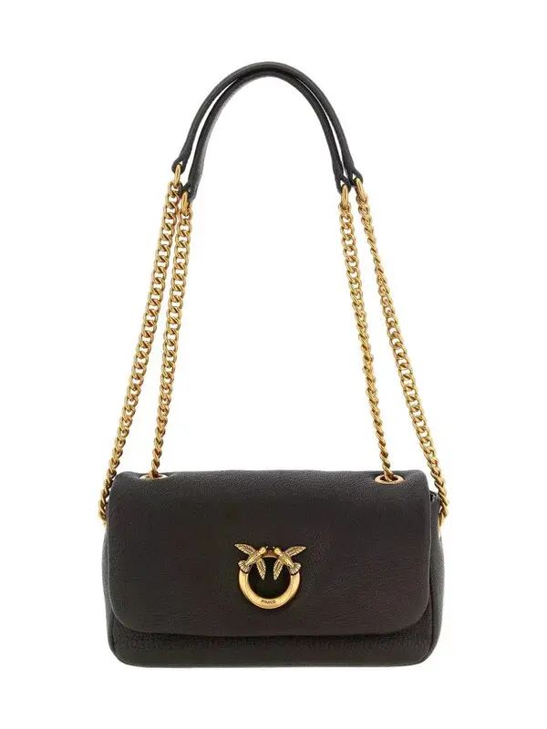 Pinko Leather Cross Body Bag - Brown