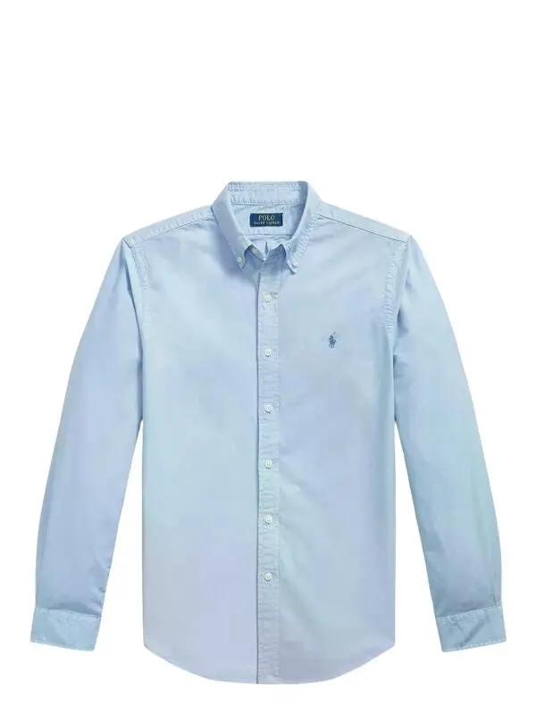 Polo Ralph Lauren Slim Fit Garment-dyed Oxford Shirt - Blue